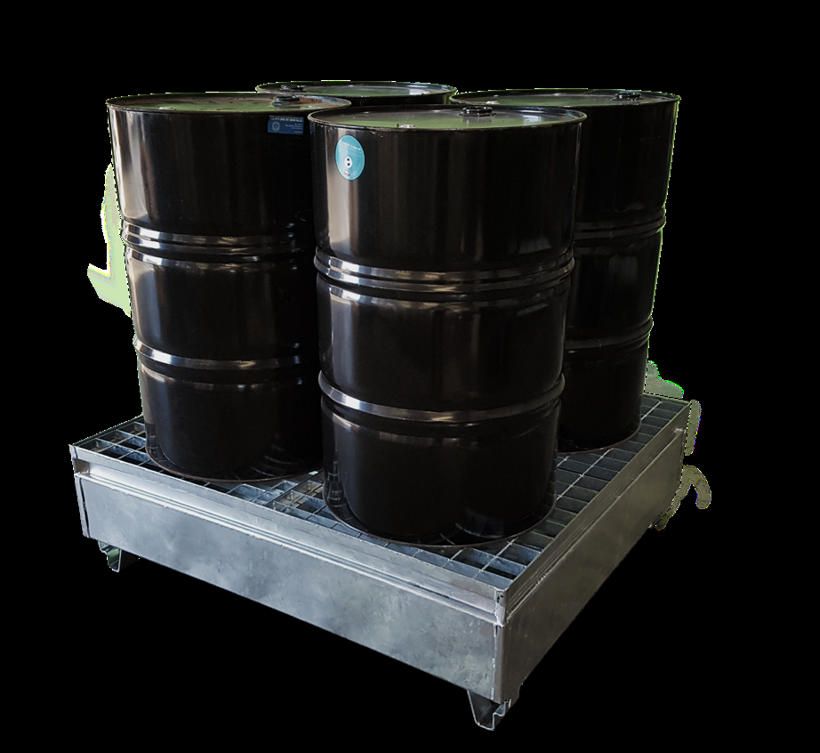 4 Drum Metal Bund – Eezee Procure